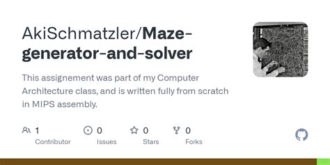 GitHub AkiSchmatzler Maze Generator And Solver This Assignement Was Part Of My Computer