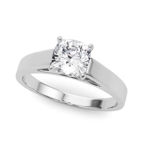 Alor Jewel 19 Ct Cushion Cut Lab Created Diamond Solitaire Engagement