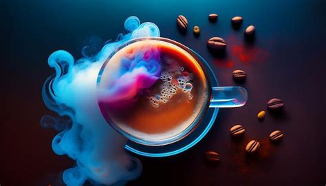 Coffee Infused With Nitrogen Gas Premium Ai Generated Image