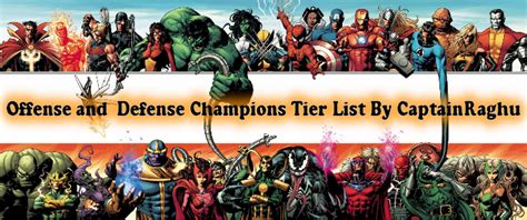 Marvel Contest Of Champions MCOC Tier List October
