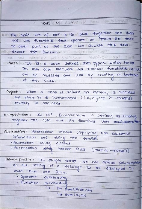 Solution Object Oriented Programming Interview Preparation Handwritten