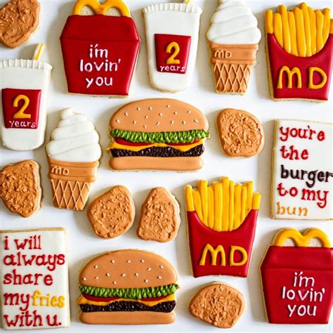 Mcdonalds Cookie Set In 2024 Mcdonalds Cookies Sweet Snacks Recipes Pretty Cookies