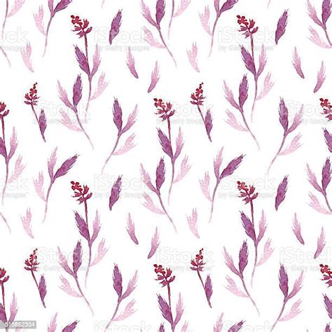 원활한 벡터 패턴워터컬러 플로럴 요소 그리기에 대한 스톡 벡터 아트 및 기타 이미지 그리기 꽃 나무 꽃 식물 Istock