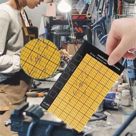 4pcs Magnetic Screw Memory Mat Mini Chart Work Pad Vicedeal