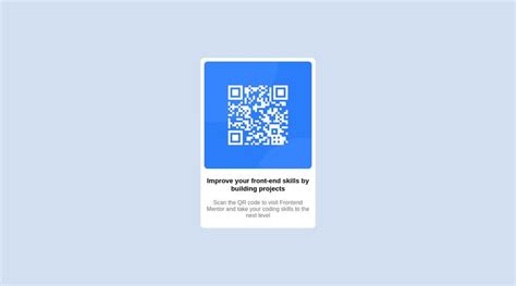 Frontend Mentor Basic Qr Component Using Html And Css Coding Challenge