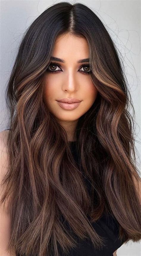 Caramel Colour On Black Hair At George Bousquet Blog