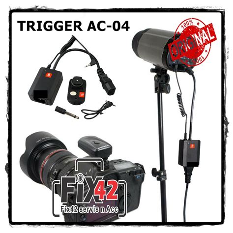 Jual Trigger AC 04 4 Channels Wireless Flash Trigger Untuk Lampu Studio Godox Jinbei Golden