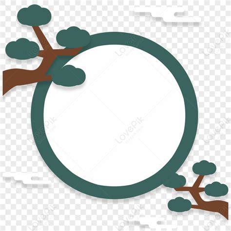 종이 컷 테두리 일러스트 복고풍 전통적인대한민국단순한 Png 일러스트 무료 다운로드 Lovepik