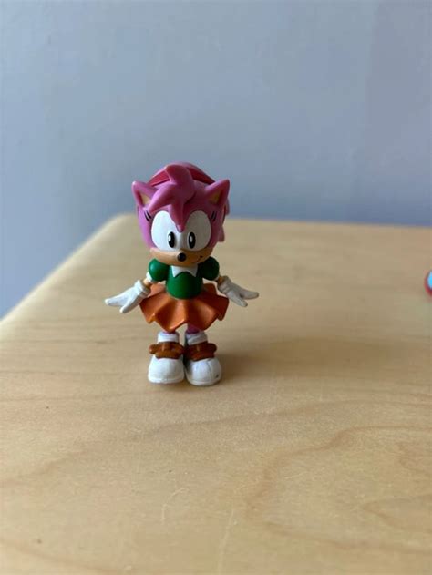 Sega Sonic Amy Rose Figurine Sega Beebs