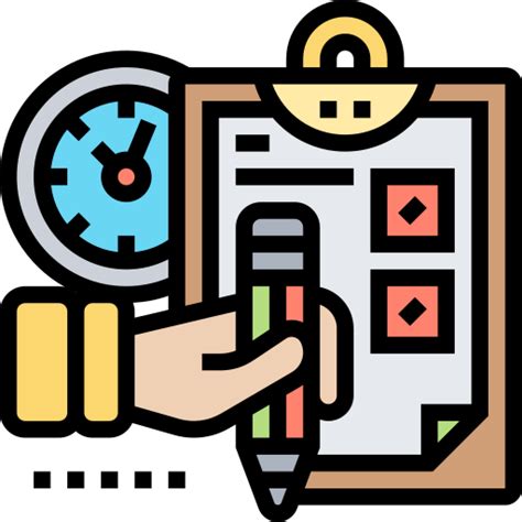 Daily Tasks Meticulous Lineal Color Icon