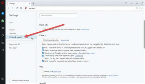 How To Use Opera VPN Gear Primer