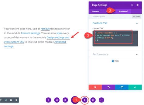 How To Apply Alternative Text Underlining Styles In Divi