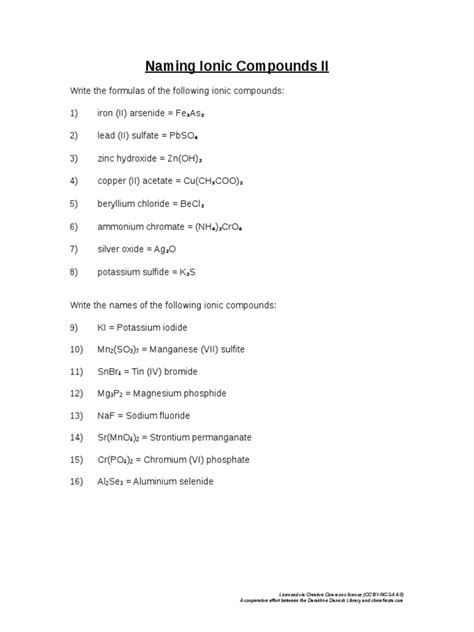 Naming Ionic Compunds Pdf