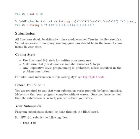 Assignment 6 Recursive Data Types In This Lab You Chegg Com