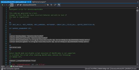 How To Compare Two Sql Databases From Visual Studio