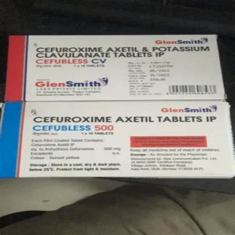 Cefuroxime Clavulanic Acid Tablet 500mg And Cv 375mg At ₹ 100stripe