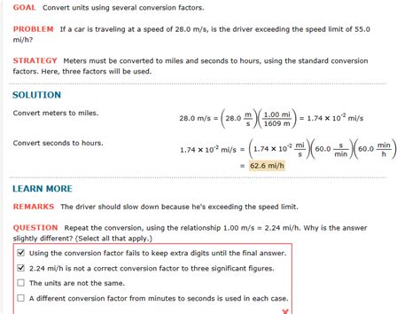 solved convert units using several conversion factors if