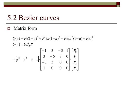Ppt Modelling And Representation 4 Bezier B Spline And Subdivision Surfaces Powerpoint