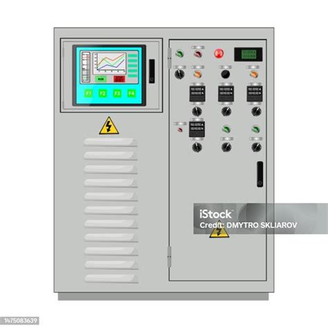 제어판 생산 제어판 및 컴퓨터 장치 제어 터치패드 벡터 그래픽 개념에 대한 스톡 벡터 아트 및 기타 이미지 개념 개발
