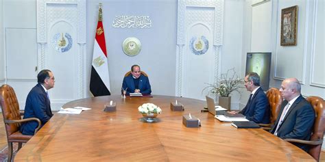 اجتمع السيد الرئيس عبد الفتاح السيسي، اليوم، مع الدكتور مصطفى مدبولي