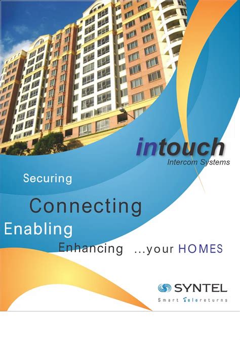 Syntel Neos Intouch Intercom System For Apartments At Piece Syntel Telecom EPABX