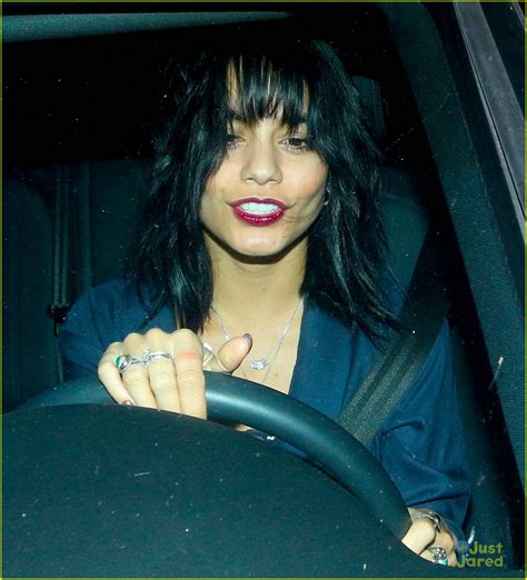 Vanessa Hudgens Rocks Dark Black Hair And Bangs Photo 745223 Photo