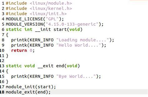 Loadable Kernel Module Linux Device Driver Development Geeksforgeeks