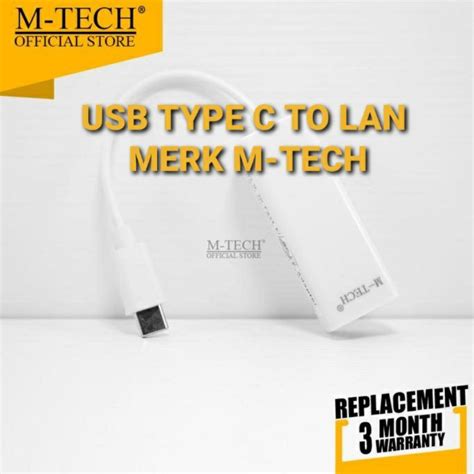 Jual Usb Type C Ethernet Adapter Usb Type C To Lan Rj45 Usb Type C To Lan Shopee Indonesia