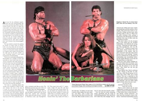 The Barbarian Brothers Their Full Strange Story The Barbell