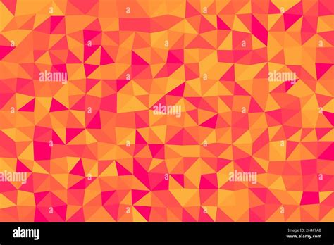 Triangular Geometric Low Poly Graphic Background Colorful Abstract Vector Illustration Stock