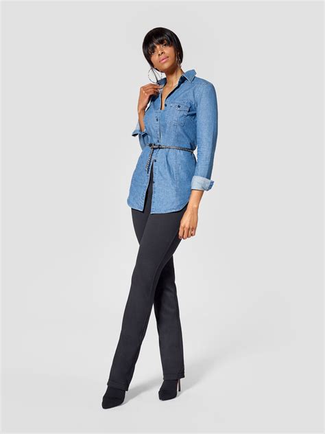 Tall Women Clothing Tall Denim Shirt Tallmoi