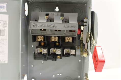 Allen Bradley Fusible Disconnect Switch 1494h Ba3h6 Plc Surplus