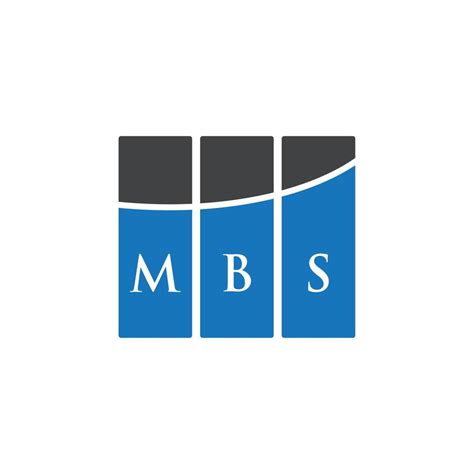 Mbs Letter Logo Design On White Background Mbs Creative Initials
