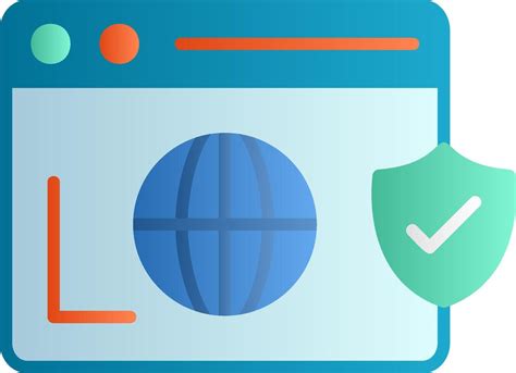 Secure Browser Vector Icon 38593862 Vector Art At Vecteezy