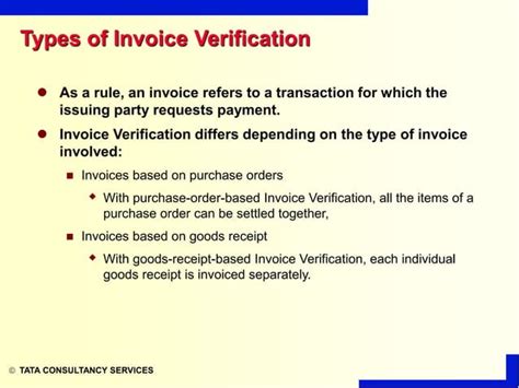 SAP MM INVOICE VERIFICATION Ppt