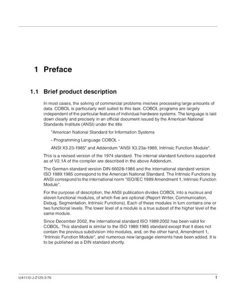 Pdf Cobol2000 V1 2 Cobol Compiler Language Reference Manual Manuals