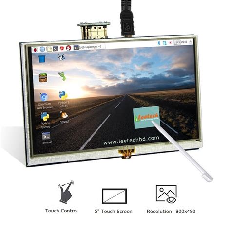 5 Touch Screen HDMI Interface TFT LCD Leetechbd