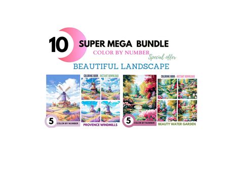 Color By Number For Adultpaint By Number Printable Beauty Etsy