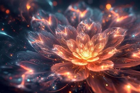 premium photo fractal fusion fireworks fantasy