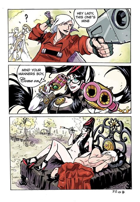 Rule 34 Bayonetta Bayonetta Character Comic Crossover Dante Death Battle Devil May Cry Sega