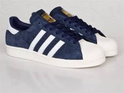 Adidas Superstar Gamuza Ori Azul 185000 En Mercado Libre