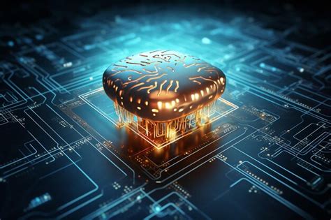 Premium Photo Brain With Neural Connections Transforming Into Generative Ai