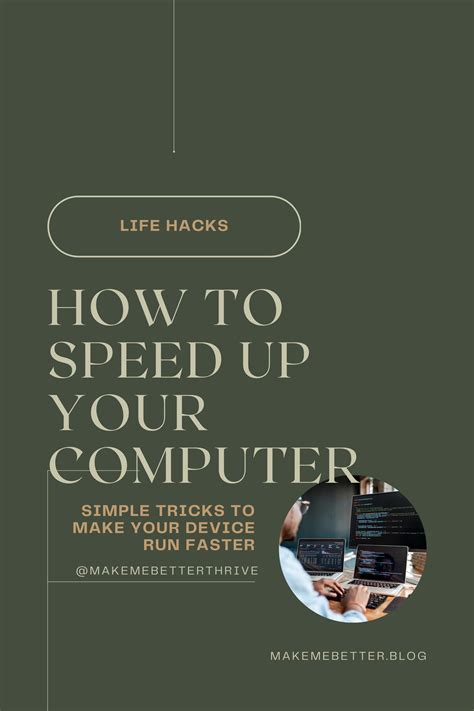 how to speed up your computer simple tricks to make your device run