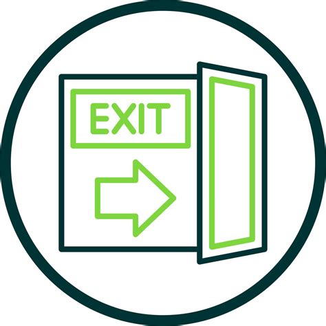 Exit Vector Icon Design 16439757 Vector Art At Vecteezy