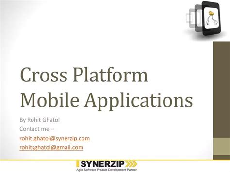 Ppt Cross Platform Mobile Applications Powerpoint Presentation Free