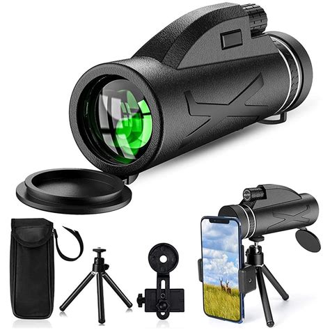 Chronus Telescopio Monoculare 80x100 Ad Alta Potenza Con Supporto
