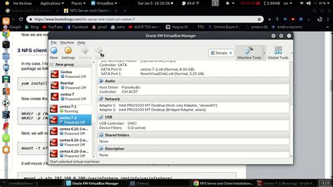 Nfs Server And Client Setup On Centos 7 Youtube