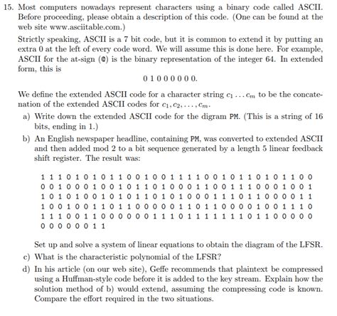 15 Most Computers Nowadays Represent Characters