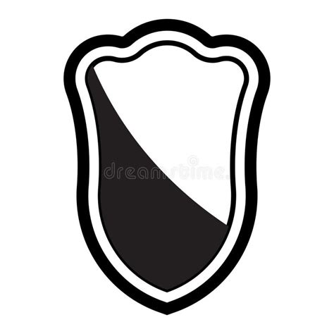 Simple Shield Icon Stock Illustration Illustration Of Simple 317023938