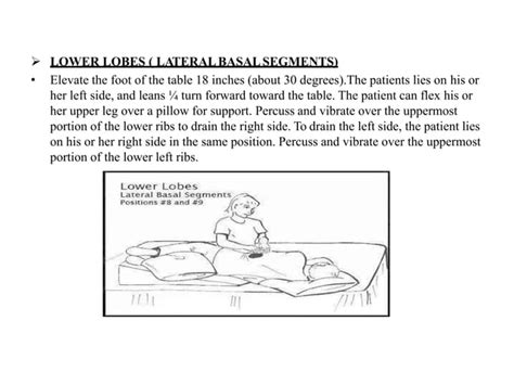 Postural Drainagepptx Lung And Respiratory Health Diseases And